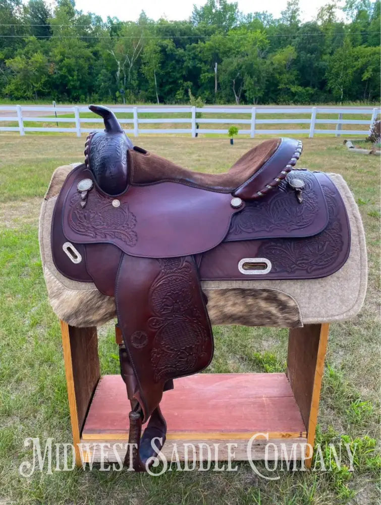 16" Circle Y Equitation Western Show Saddle – Midwest Saddle Company, LLC.